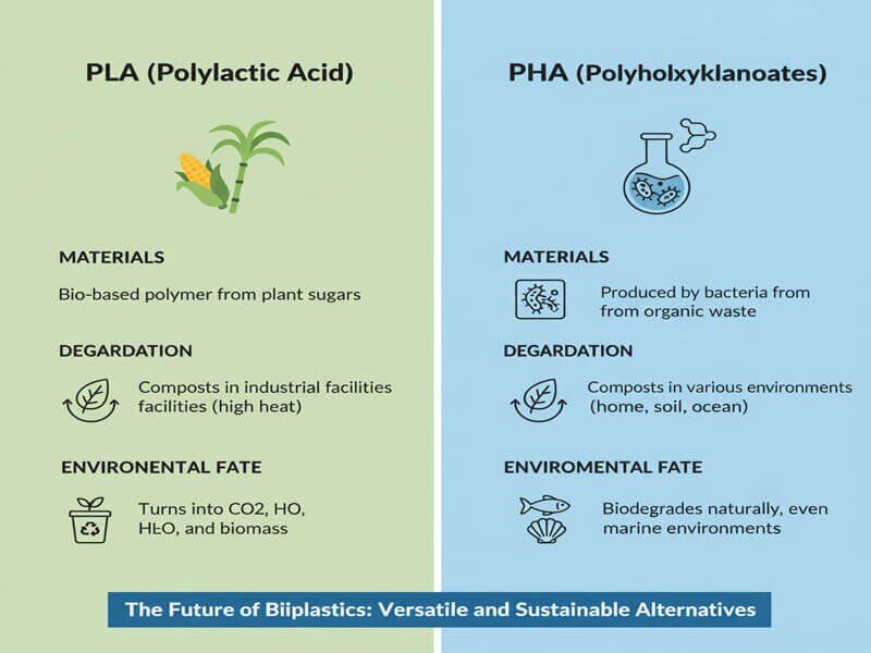 PLA vs PHA: Key Differences Between Two Biodegradable Plastics
