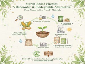 Starch-Based Plastics: What Is Starch Bioplastic and How It Works